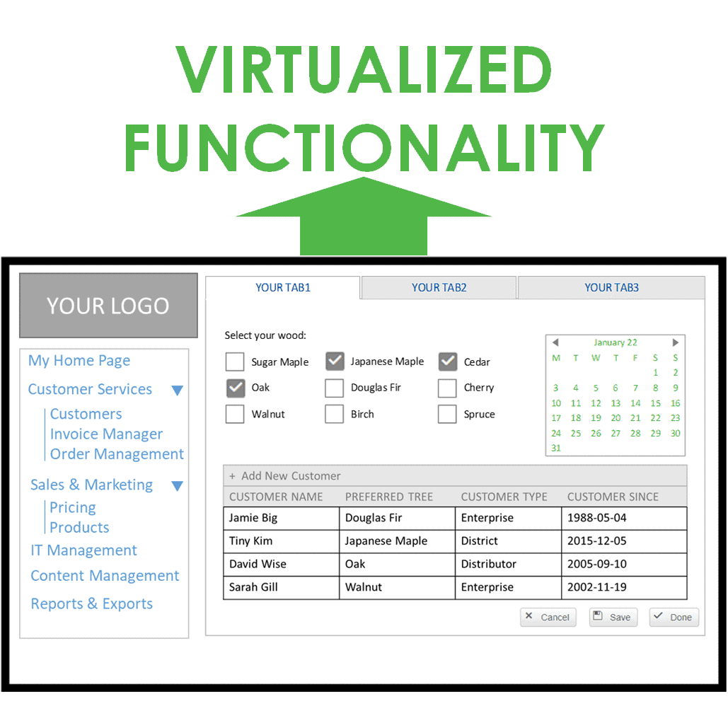 The Virtualization of UX and CRUD Functionality - Great Ideaz